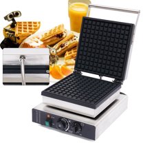 Miumaeov 16-Grid Electric Mini Round Waffle Maker Commercial Non-stick ...