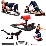 Signature Fitness Glute Bridge Plate-Loaded Hip Thrust Machine for Butt ...