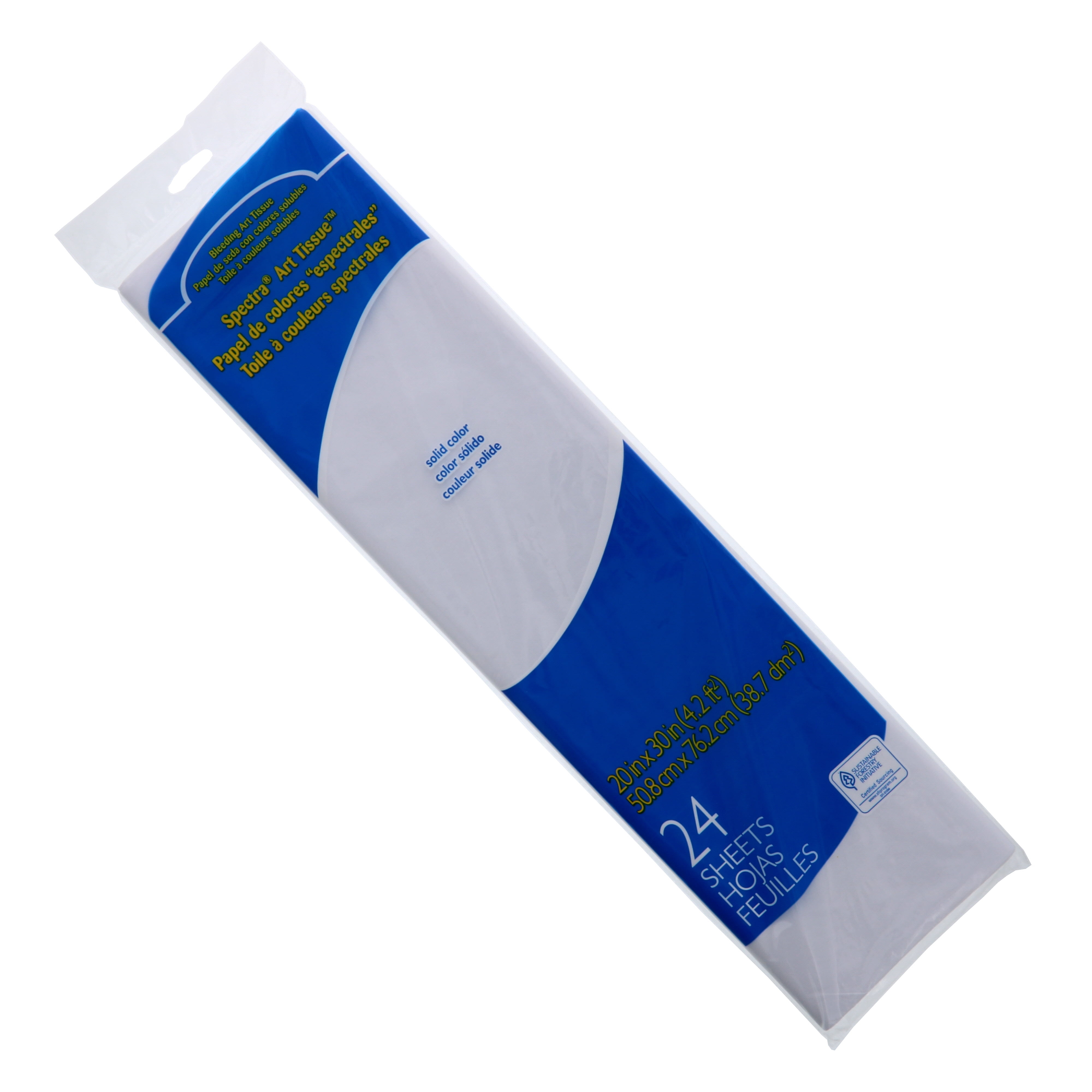 Deluxe Bleeding Art Tissue, White, 20" x 30", 24 Sheets | Bundle of 5 ...