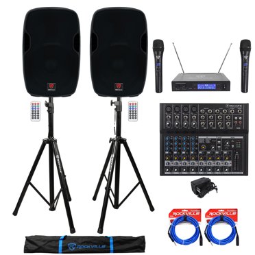 Rockville Home Music Equipment Studio Recording Full Setup Kit ...