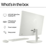 HP All-in-One Desktop Computer 22 Inch FHD Display 32GB DDR5 RAM 640GB ...