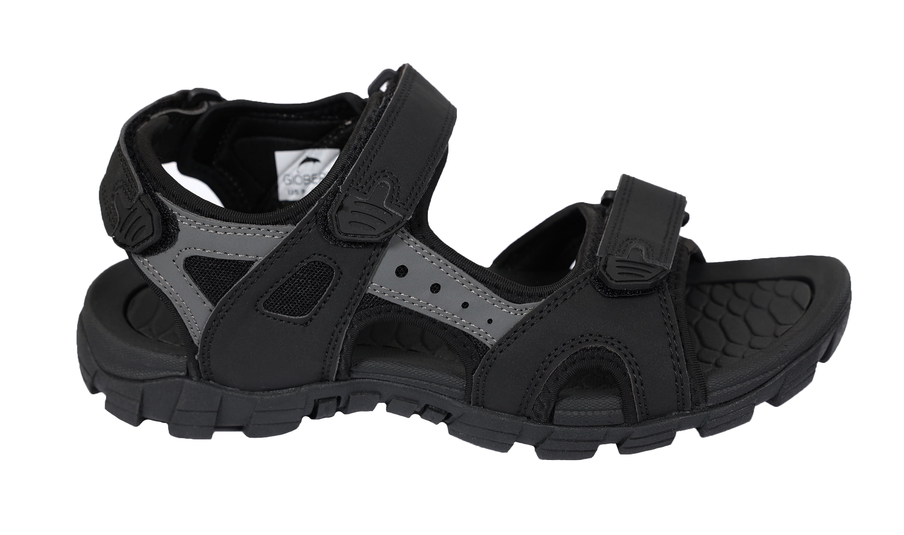 Gioberti Men Open Toe Sandals with Adjustable Straps and Arch Support ...