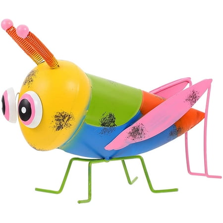 IGUOHAO Metal Grasshopper Figurine Yard Art Locust Lawn Ornament Locust ...