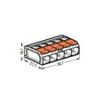 Wago 221-615 Lever-Nuts 10AWG 5 Conductor Compact Wire Connectors 15 PK ...
