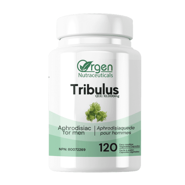 Orgen Nutraceuticals Tribulus Terrestris Extract 120ct Capsules QCE 10 ...