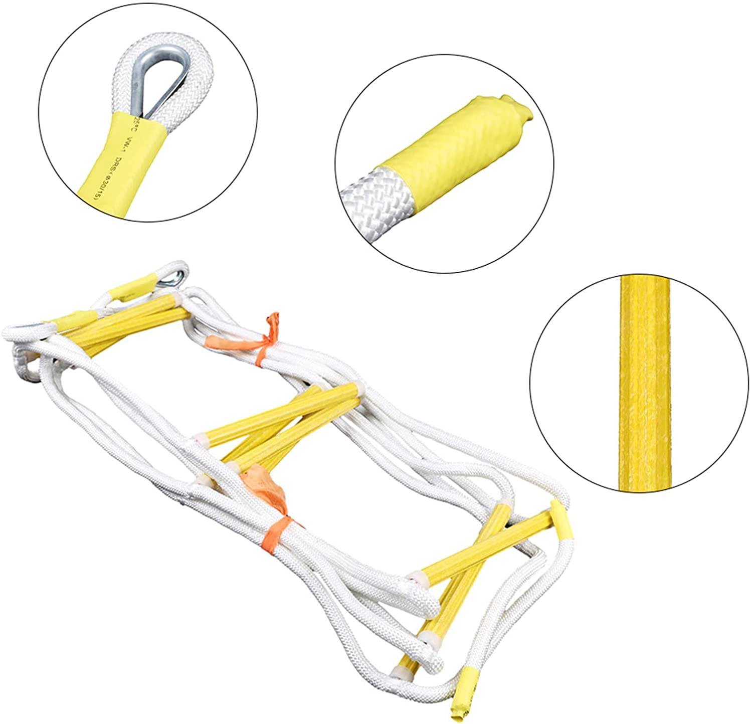 Buy Aohuada 16FT Emergency Fire Escape Ladder,Flame Resistant Safety ...