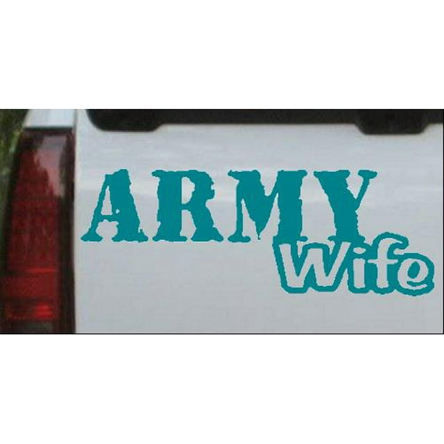 Army Wife Car or Truck Window Decal Sticker - Walmart.com