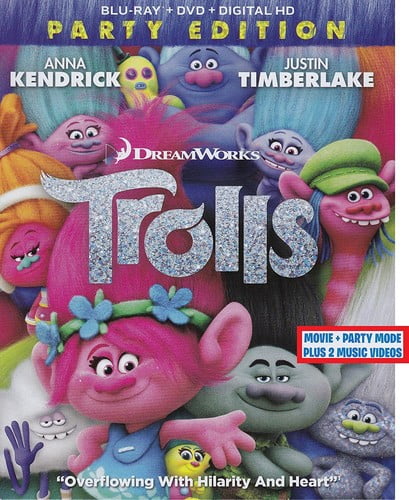 Trolls (Blu-ray + DVD) - Walmart.com