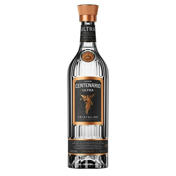 Pack de 2 Tequila Gran Centenario Ultra Reposado Cristalino 695 ml ...