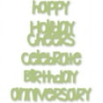 Sizzix Thinlits Dies 5pk By Stephanie Barnard, Celebrate Sentiments Drop-Ins Card - Walmart.com