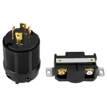 Male Female Receptacle,4 Pin NEMA L14-30 Generator Plug Socket ...