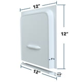 Leisure Coachworks 12" RV Screen Door Slider Panel and Handle/Stop for ...