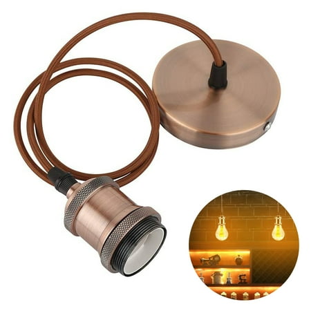 Industrial Mini Pendant Light Single Vintage Socket E27 Lampholder ...