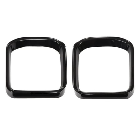 Rear View Mirror Frame Cover, Side Mirror Visor Molding Trim Nonfading ...