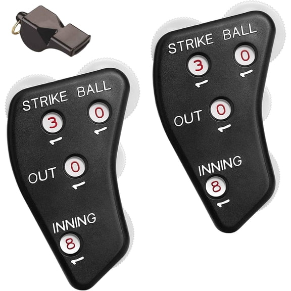 Baseball / Softball 4-Dial Umpire Indicator, Ball Strike Out Inning ...