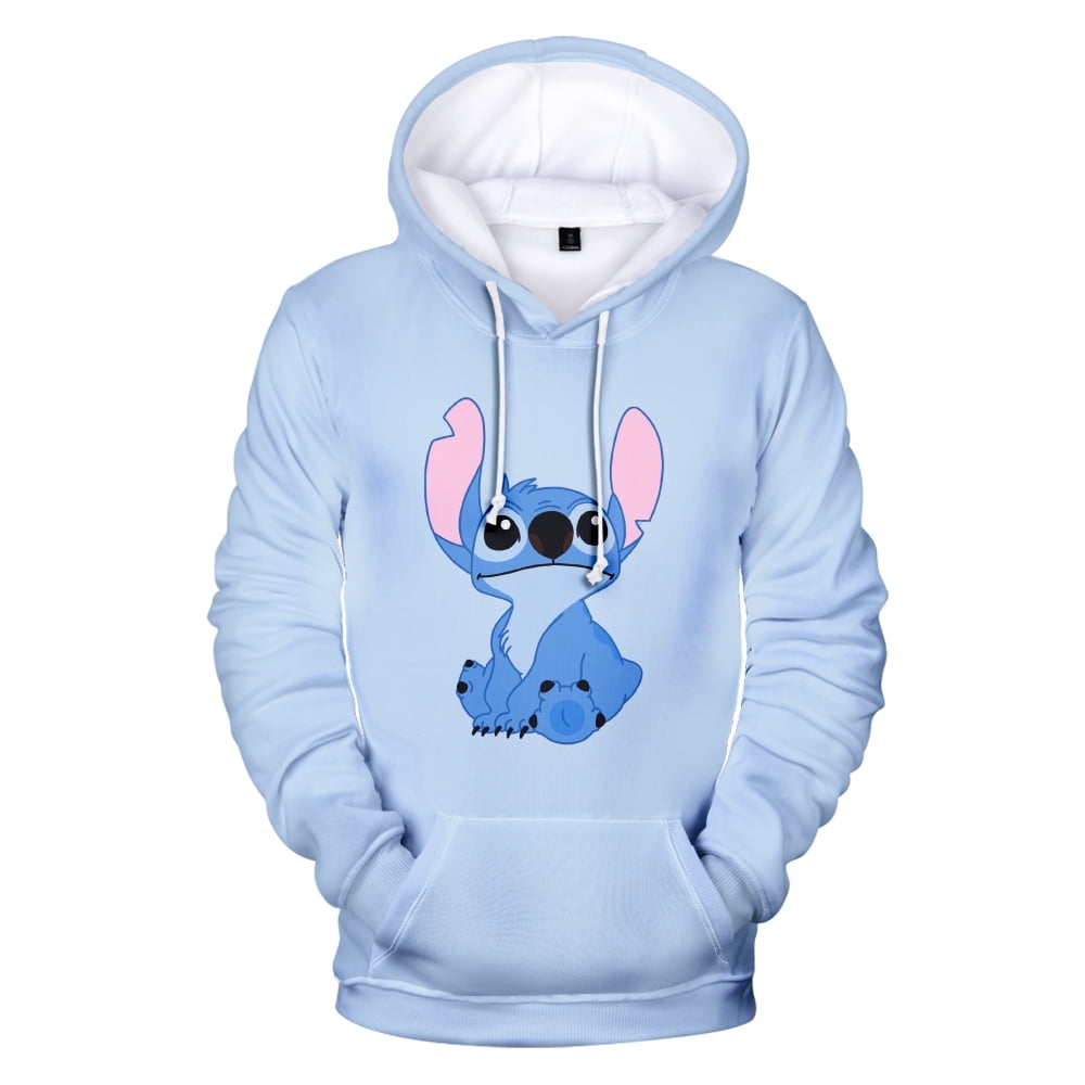 Lilo & Stitch Hoodie Anime Streetwear Print Unisex Tracksuit Men Women ...