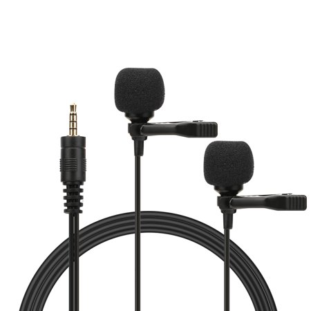 Ultralight And Compact Double Head Microphone Interview Microphone For ...