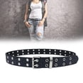 Oasiva Rock Bands Grommet Belt Jean Waistband Rock and Roll Belt ...