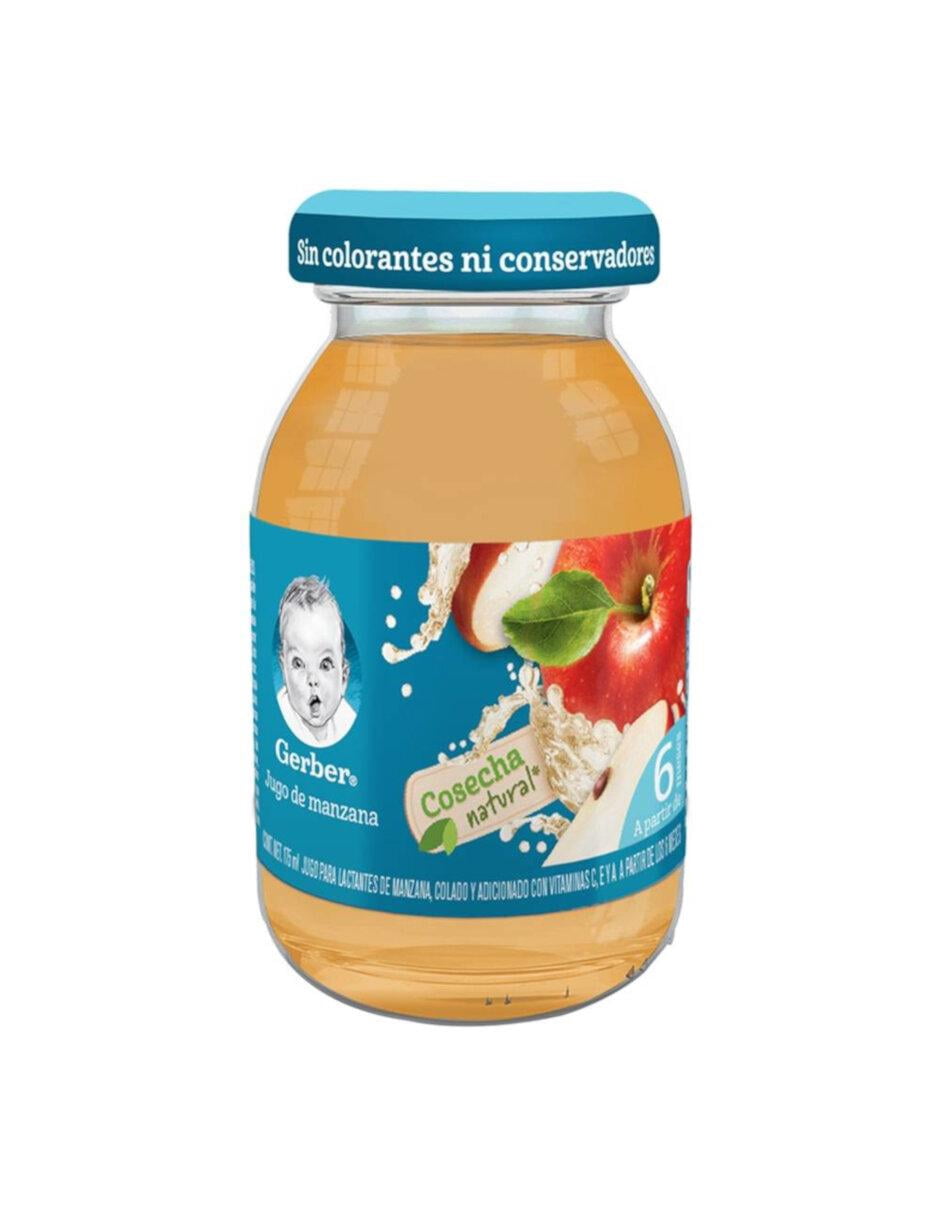 Pack de 24 Jugo Gerber Etapa 2 Manzana 175 ml Gerber Etapa 2 Manzana ...