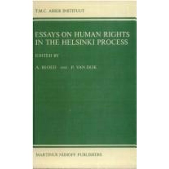 Pre-Owned Essays on Human Rights in the Helsinki Process (Library ...