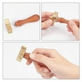 1pc Golden Brass Stamp Head For Wax Seal Stamp with 1pc Pear Wood ...