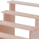 Sharplace Wooden Display Riser Stand Jewelry Holder Decorative Rustic ...