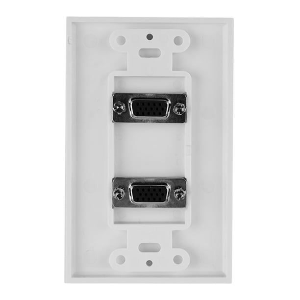 OUTAD Professional VGA 15P American Double Port Panel HDB HD Adapter ...