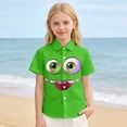 Big Boys Kids Crewneck T-Shirts Cartoon Print Casual Button Down Beach ...