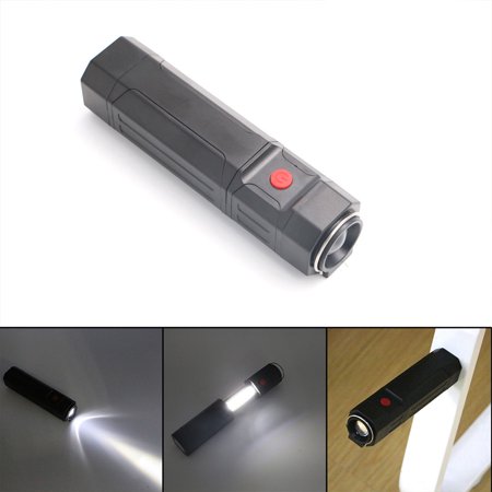 Flashlight LED COB 3W Working Light Indoor Night Jogging Outdoor Home ...