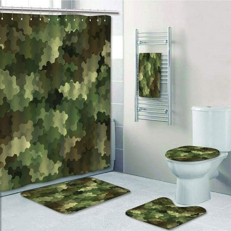 EREHome Camo Frosted Glass Effect Hexagonal Abstract Being Invisible ...