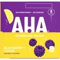 AHA Flavored Blackberry and Lemon Carbonated Sparkling Water, Zero ...