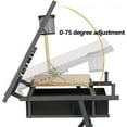 KAAYEE Drafting Table,27"-35.8"Height Adjustable Art Desk Drawing Table ...