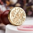 Bikes Waxed Seal Stamp Flower Series Sealing Waxed Stamp for Card ...