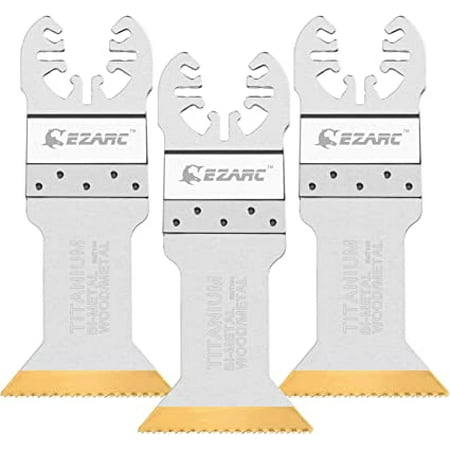 EZARC Titanium Oscillating Multitool Blades Power Cut Saw Blades for ...