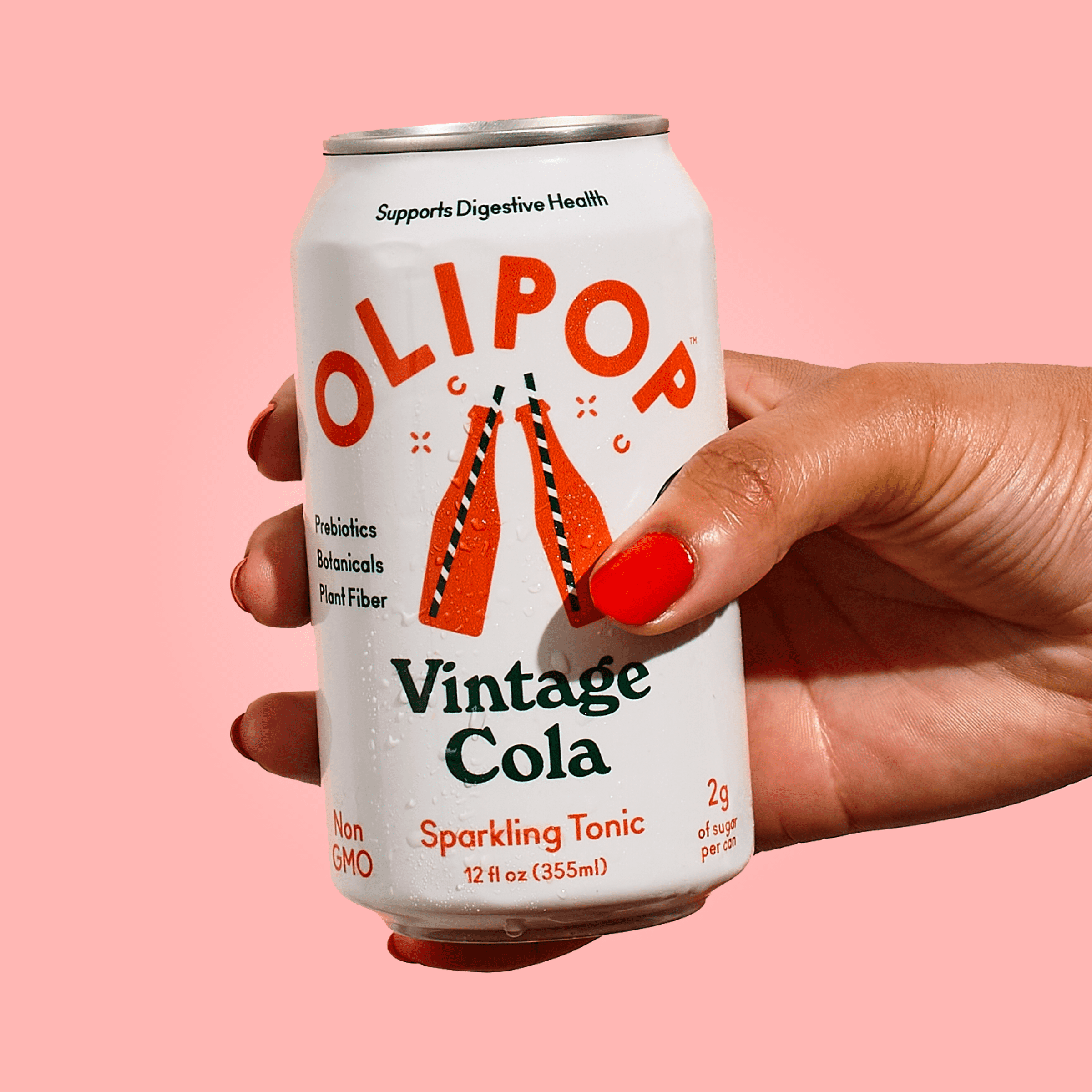 Buy OLIPOP Vintage Cola, A New Kind of Soda, 12 fl oz (12 pack) Online ...