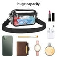 Elainilye Stadium Approved Clear Bag, PVC Cosmetic Pouch, Transparent ...