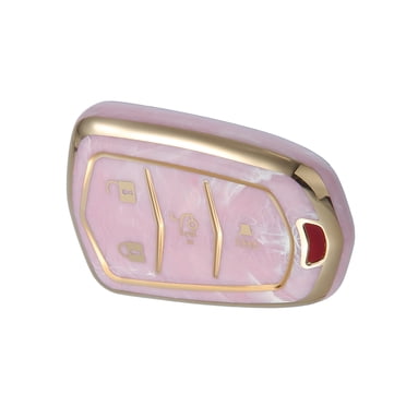 Unique Bargains Key Fob Cover for Ford Smart Key-5 Button TPU Pink ...