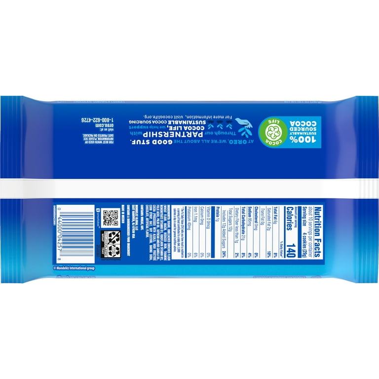 Oreos Nutrition Facts