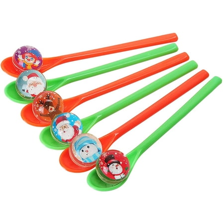 Christmas Game for Kids - Bouncy Ball Spoon Relay Race Toy - Indoor ...