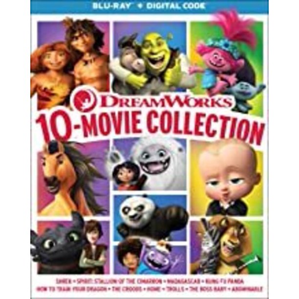 Dreamworks 10-movie Collection (Blu-ray + Digital Copy) - Walmart.com ...
