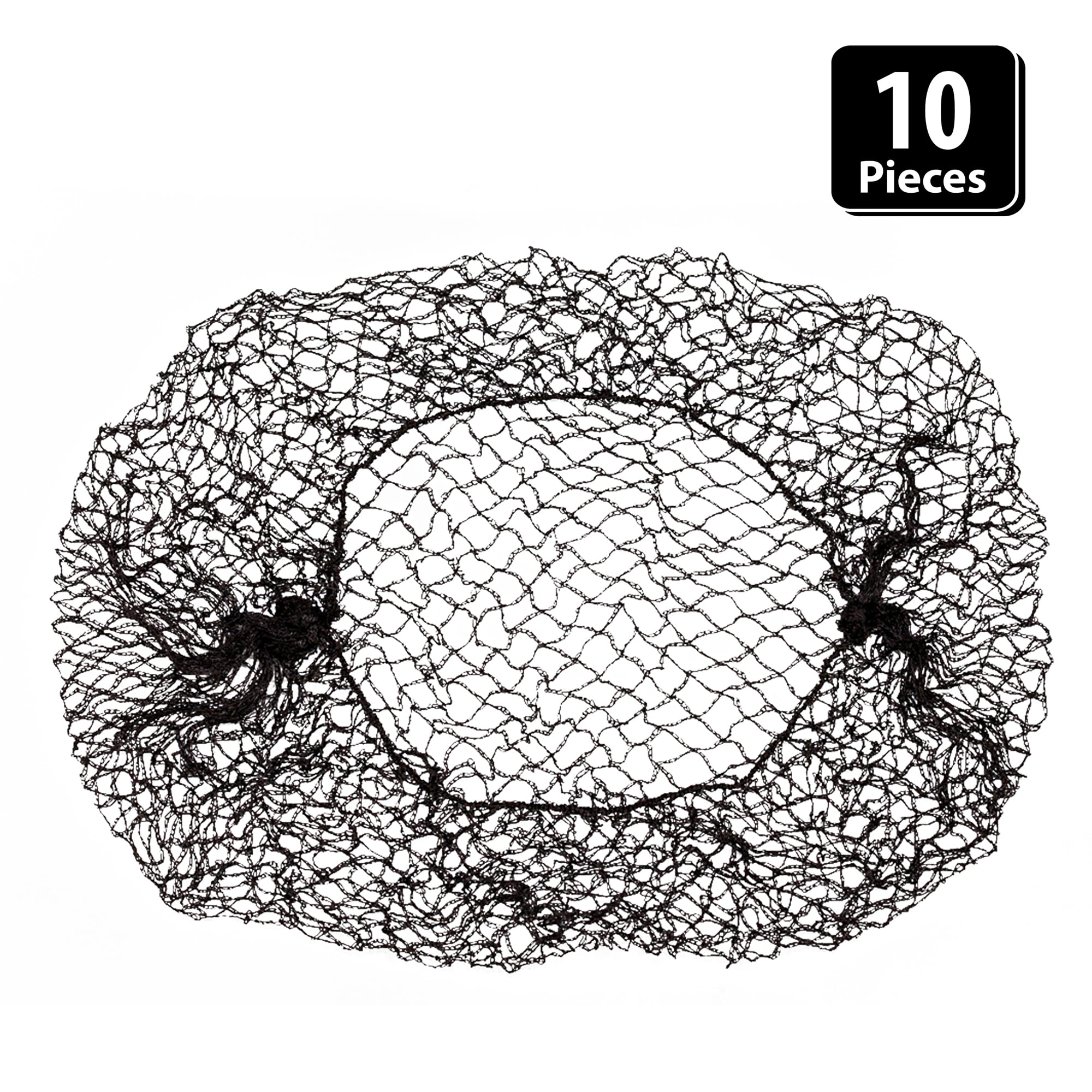 Popular Life Scarlett Durable and Invisible Hair Nets, Black (Pack of ...