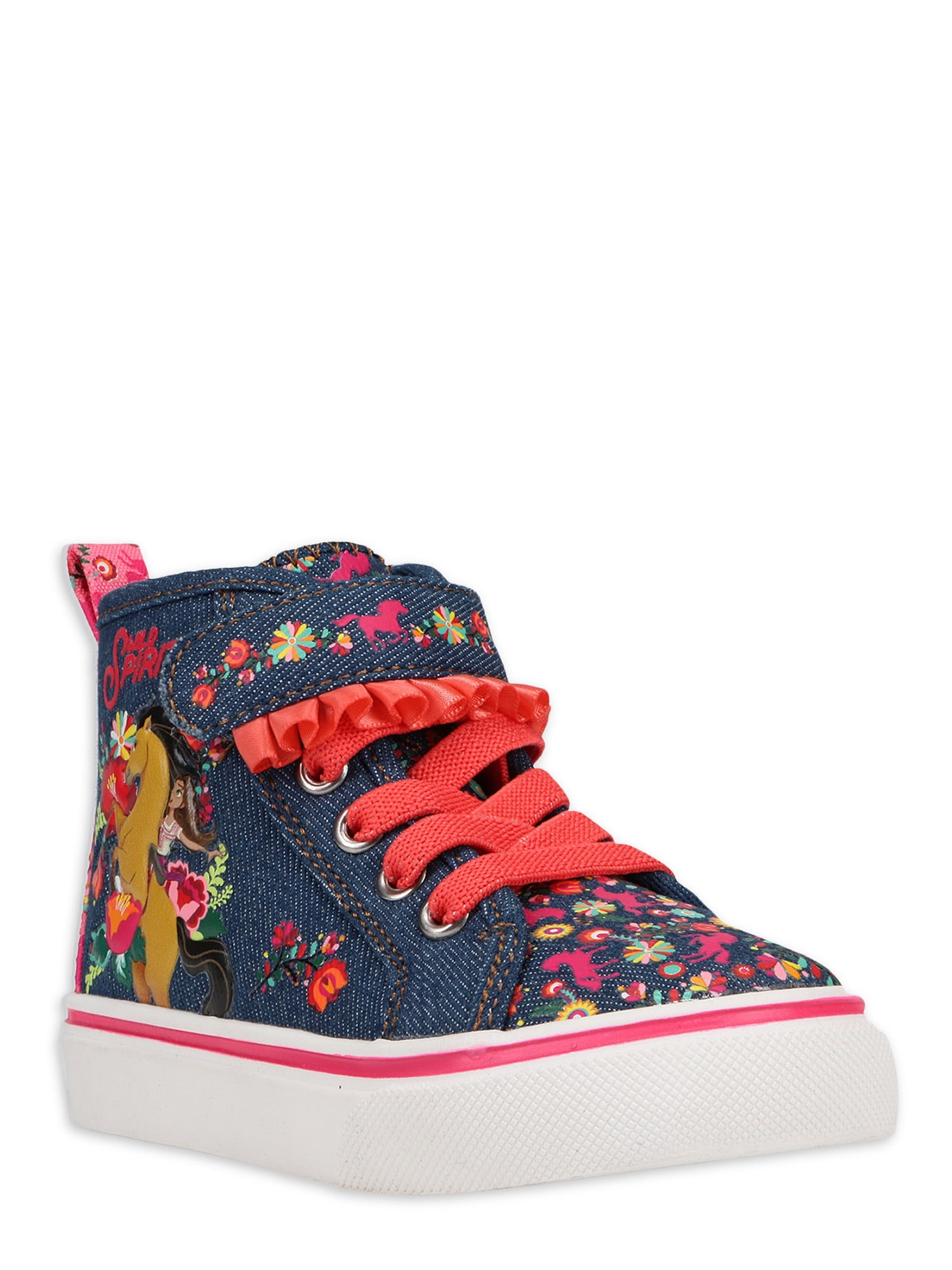 Spirit Toddler Girl Hightop Sneaker, Sizes 7-12 - Walmart.com