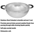 Oneida 5 Quart Stainless Steel Colander Design - Walmart.com