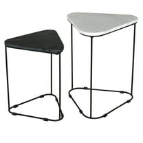 Bare Decor Biggie 2 Tier End Table in Solid Teak Wood - Walmart.com