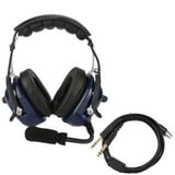 General Aviation Pilot Headset with Microphone, Noise Cancelling ...