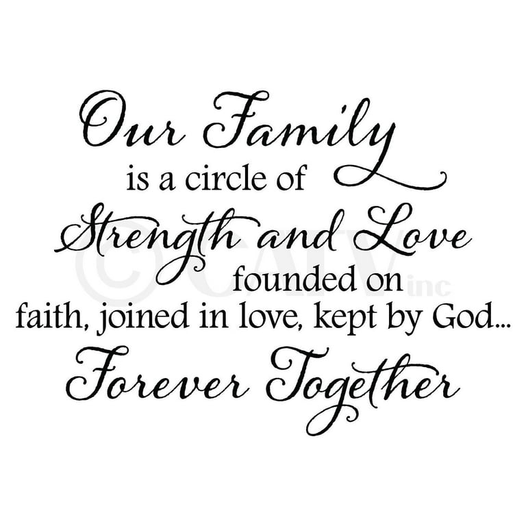 Our Family Lettering