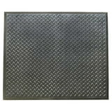 Rubber-Cal "Foot-Rest" Interlocking Anti-Fatigue Floor Mat - 1/2 in x ...