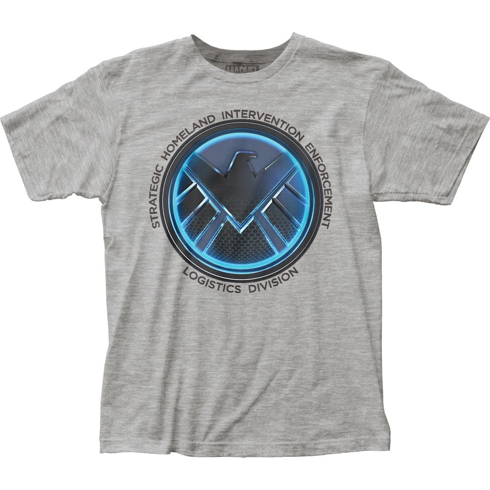 S H I E L D Marvel Agents Of S H I E L D Adult Fitted Jersey T Shirt