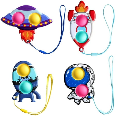 CPDD 4 Pack Mini Simple Push Fidget Bubbles Toys for Kids Adults Dimple ...