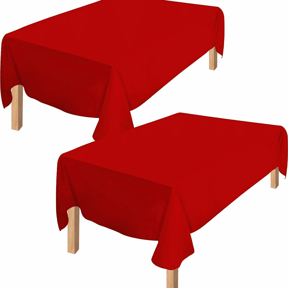 2 Pack Rectangle Tablecloth (60 x 84 Inch), Haute Rectangular Table ...